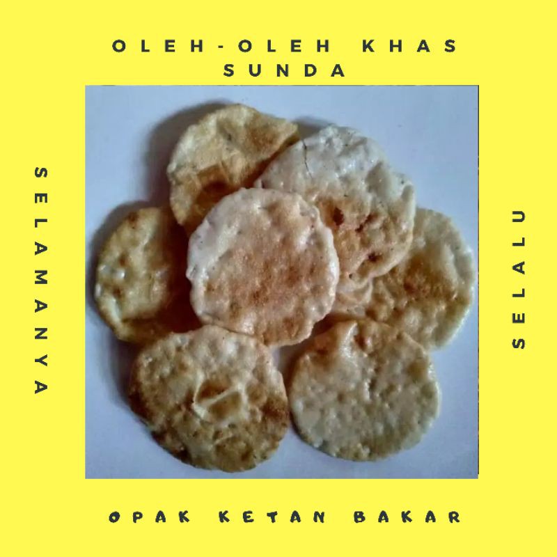 Jual Opak ketan kelapa bakar rasa asin gurih makanan ringan /Snack rasa ...