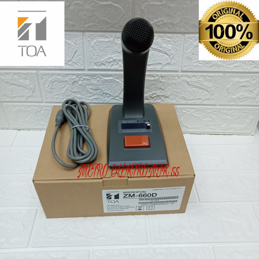 Jual Mic Paging TOA ZM 660 D Original | Shopee Indonesia