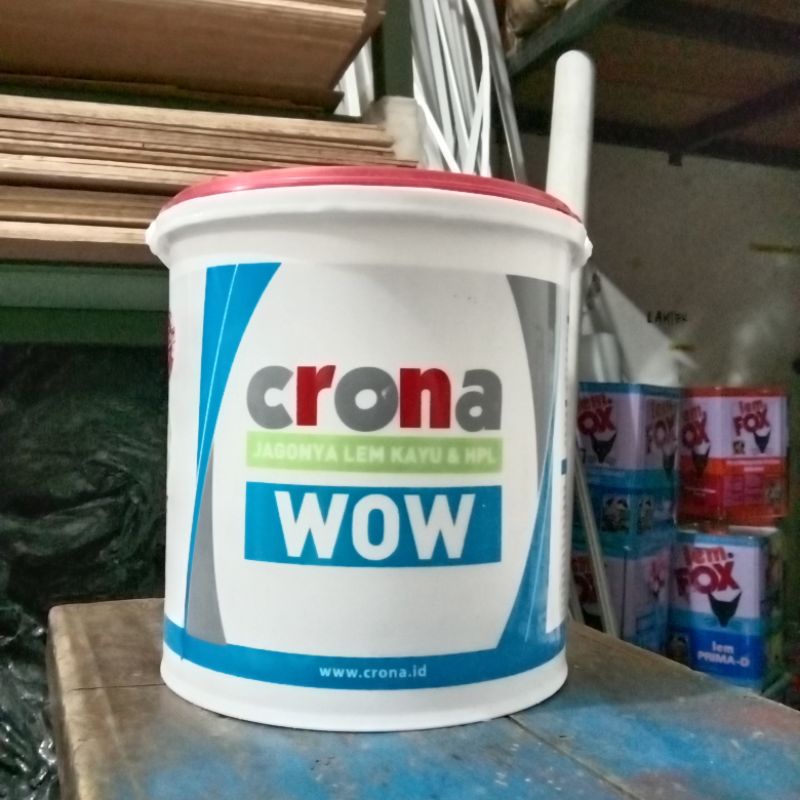 Jual Lem Crona 4kg ( Lem Kayu & HPL ) | Shopee Indonesia