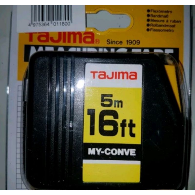 Jual TAJIMA Meteran Roll 5 Meter - Measuring Tape 16ft Made in Japan ...