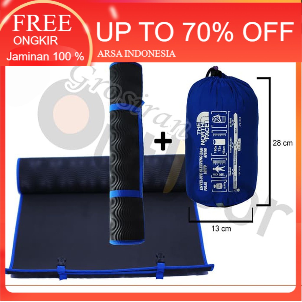 Jual Sleeping bag bantal + matras sb bantal + matras | Shopee Indonesia