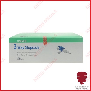 Jual Onemed Three Way Stopcock Conector Konektor Infus Peralatan Steril ...