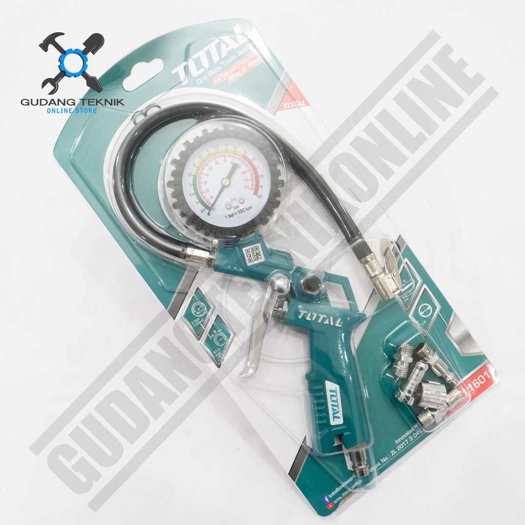 Jual Alat Isi Angin Ban TOTAL TAT11601 / Alat Inflator Ukur Tekanan Ban ... Jual Alat Isi Angin Ban TOTAL TAT11601 / Alat Inflator Ukur Tekanan Ban ...