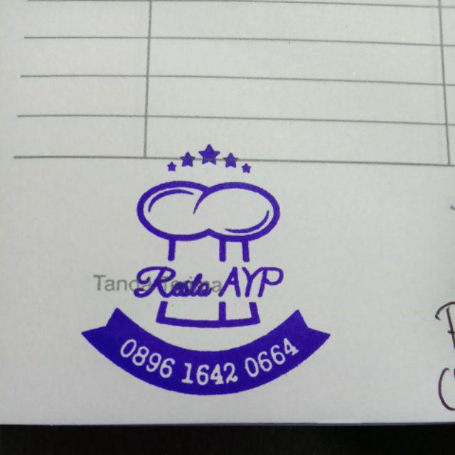stempel logo cafe resto makanan kuliner gofood grabfood stamp | Shopee ...