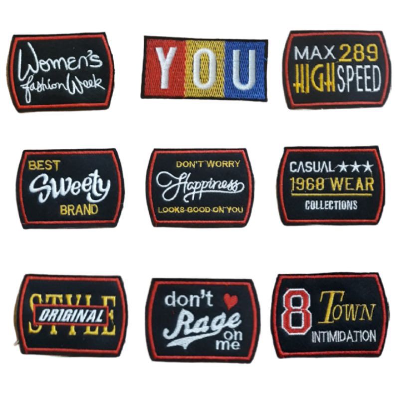 Jual Patch Bordir Emblem / Patch Bordir Logo Baju / Patch Bordir Logo ... Jual Patch Bordir Emblem / Patch Bordir Logo Baju / Patch Bordir Logo ...