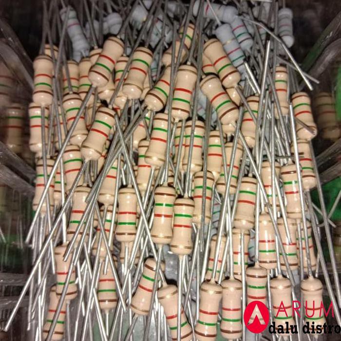 Jual Resistor 1K5 1.5Kohm 1.5 K 1Watt 1 Watt Toleransi 5% Pcmelebik54 ...