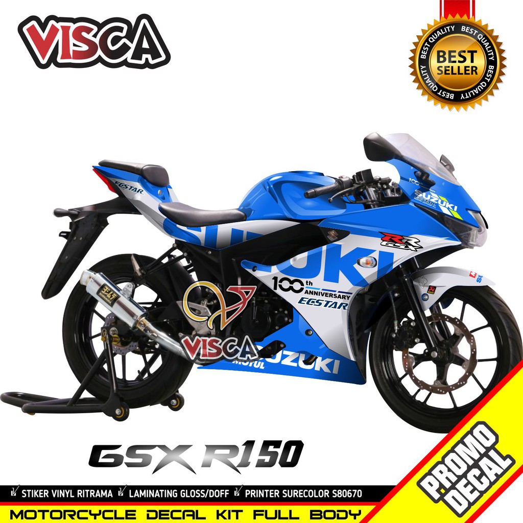 Jual Decal Gsx R150 Full Body Stiker Gsx R150 Full Body Decal Gsx 150 ...