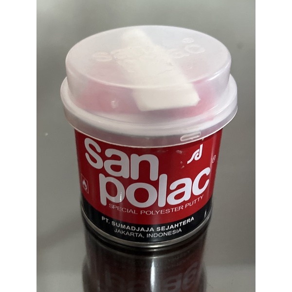 Jual Dempul Plastik san polac 250 gram - Mobil motor / Besi Kayu ...