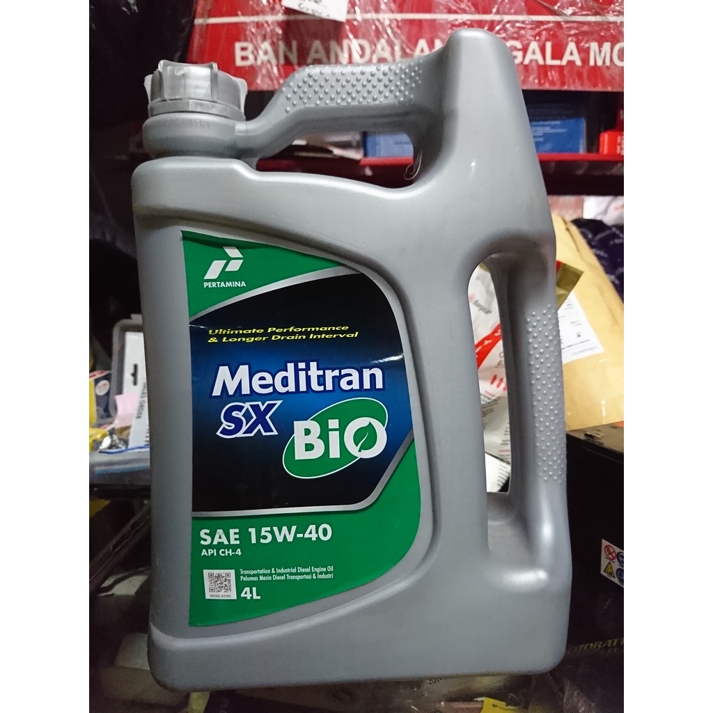 Jual Oli Pertamina Meditran SX BIO 15w 40 Galon 4L Mobil Mesin Industri ...