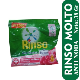 Jual RINSO ANTI NODA/ SABUN CUCI/ RINSO BUBUK/ DETERGEN BUBUK 38GR/1 ...