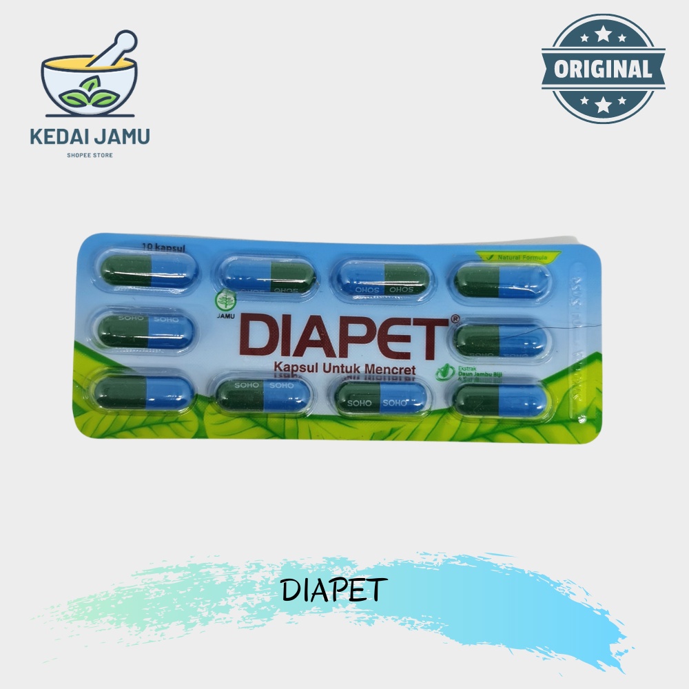 Jual DIAPET 10 Kapsul - Mengurangi Frekuensi Buang Air Besar | Shopee ...