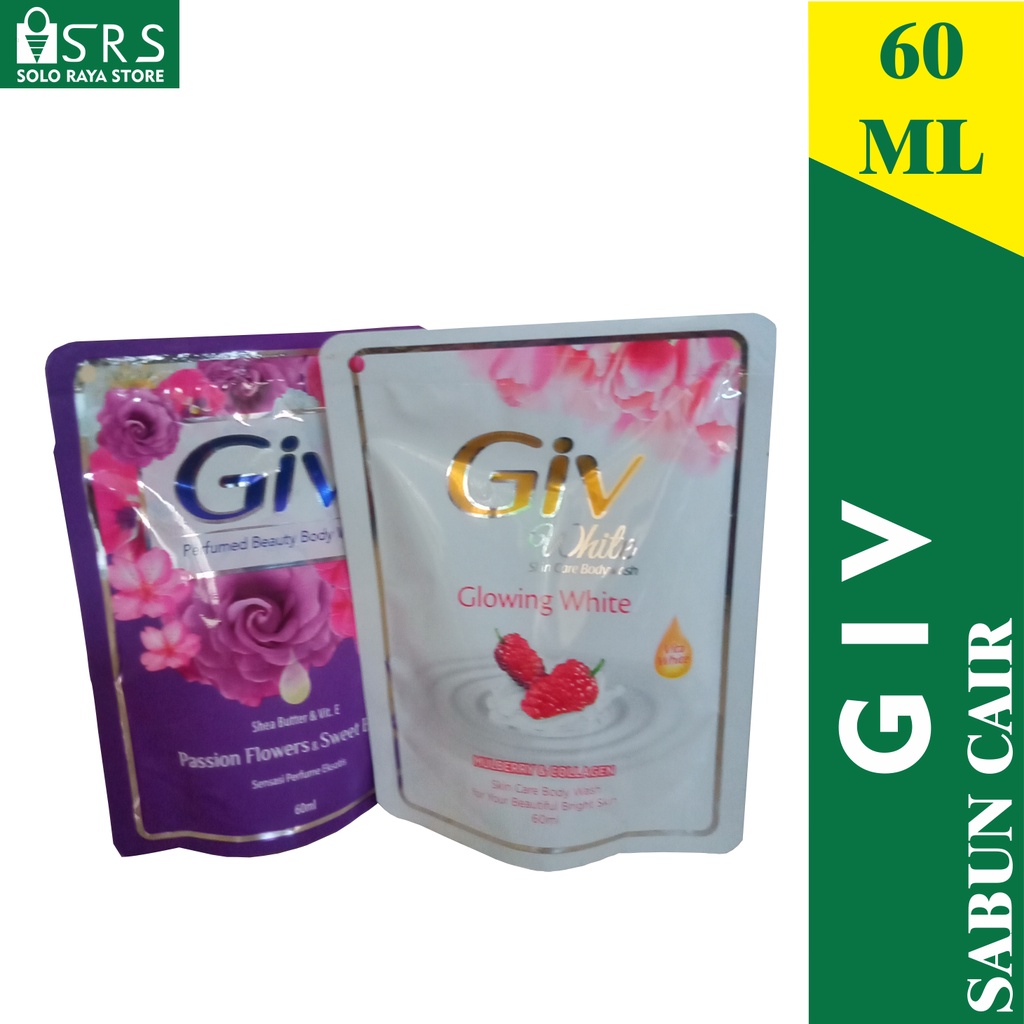 Jual giv/ sabun giv cair/ giv parfumed beauty body wash 60 ml | Shopee ...