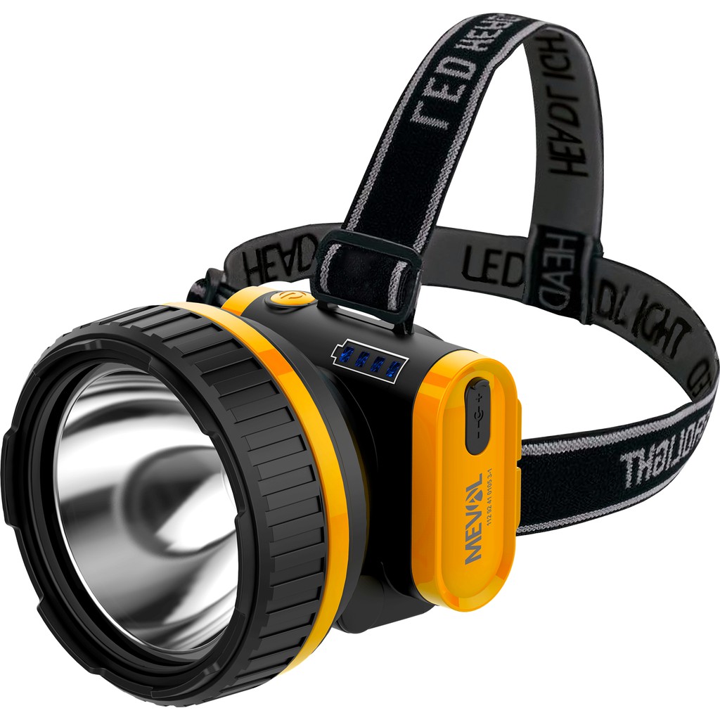 Jual Senter Kepala Head Lamp LED Lithium 5W - Kuning MEVAL Indonesia ...