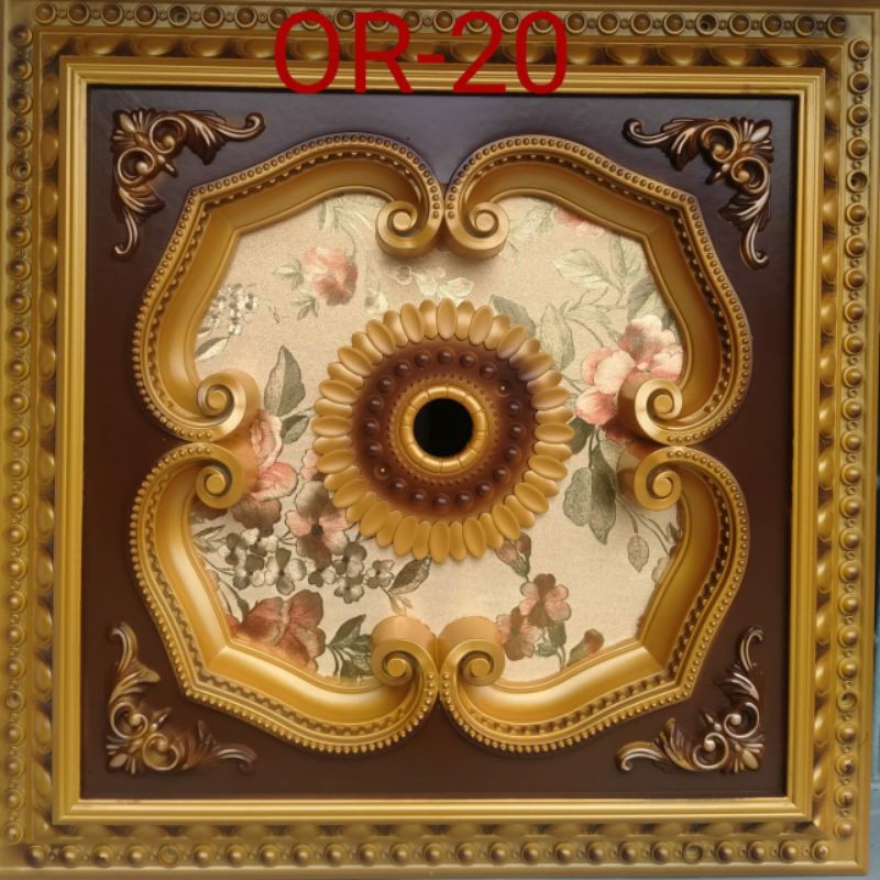 Jual Ornamen lampu plafon pvc / ornamen lampu / ornamen pvc / panel pvc ...