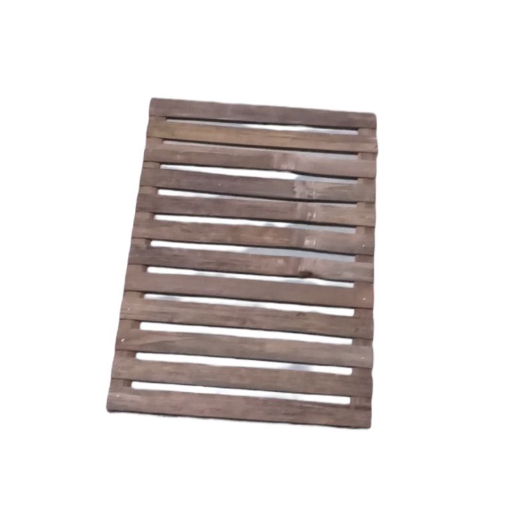 Jual Alas Kandang Kucing Kelinci Anjing Bahan Bambu Footrest Bambu Alas ...