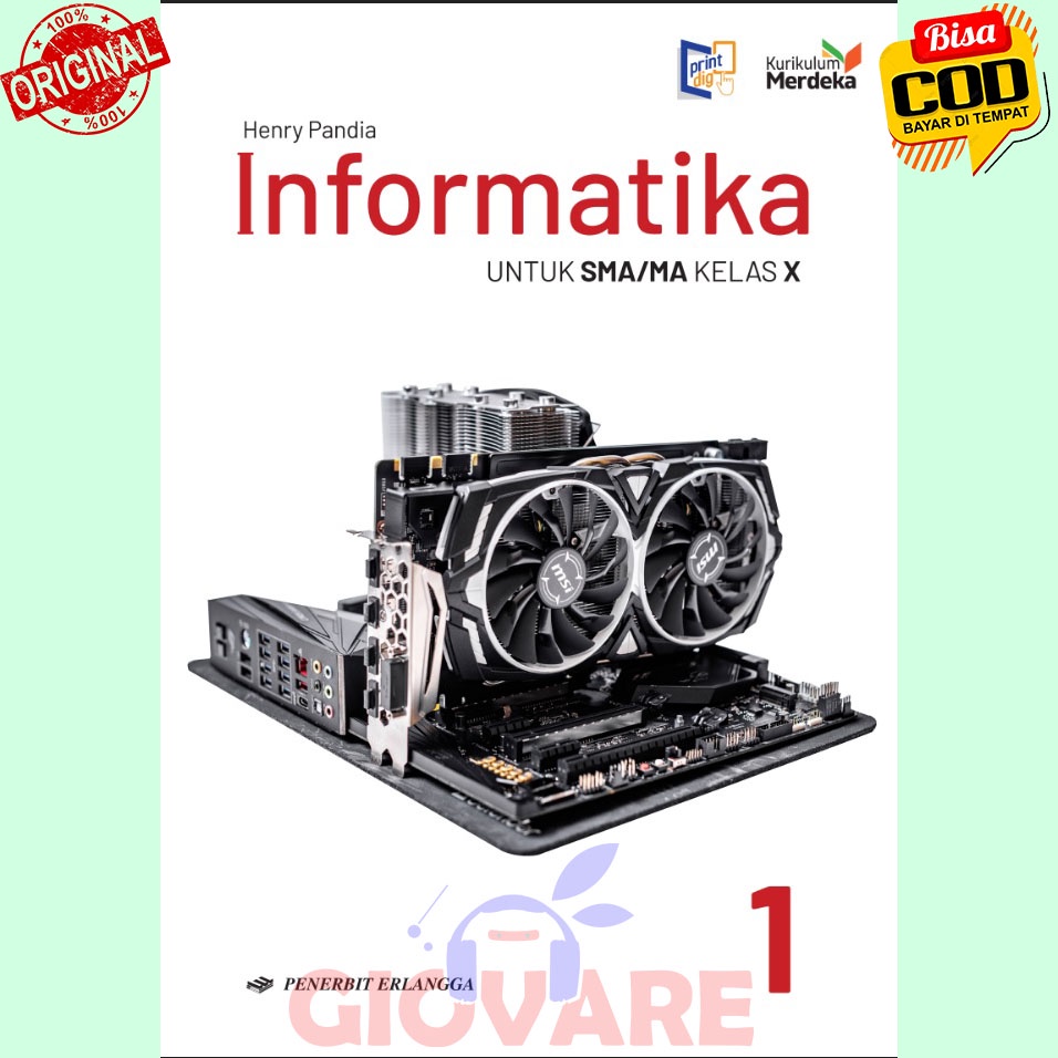 Jual BUKU INFORMATIKA KELAS 10 ERLANGGA KURIKULUM MERDEKA | INFORMATIKA SMA/MA KLS.10/KM ...