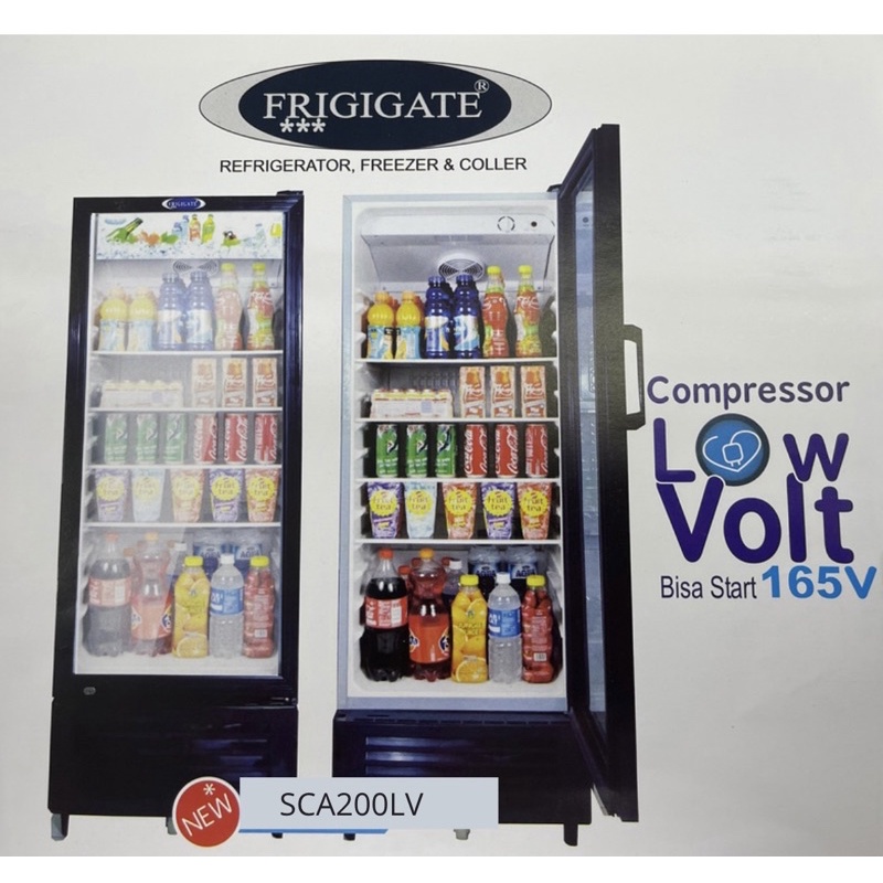 Jual Showcase FRIGIGATE SCA200LV 200 Liter | Shopee Indonesia