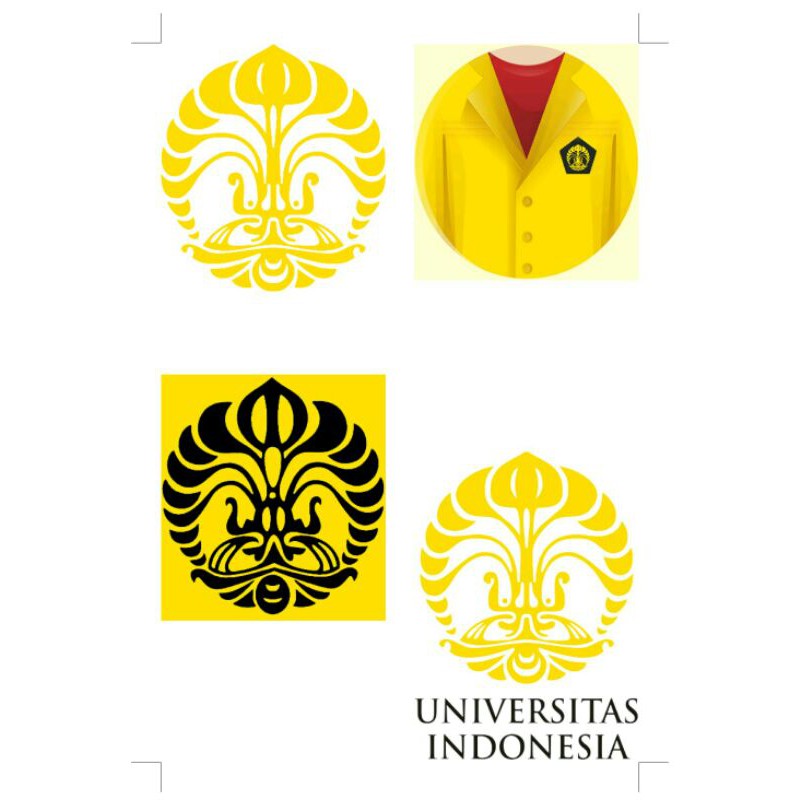 Jual Sticker Logo Universitas Indonesia Stiker Logo UI Depok | Shopee ...
