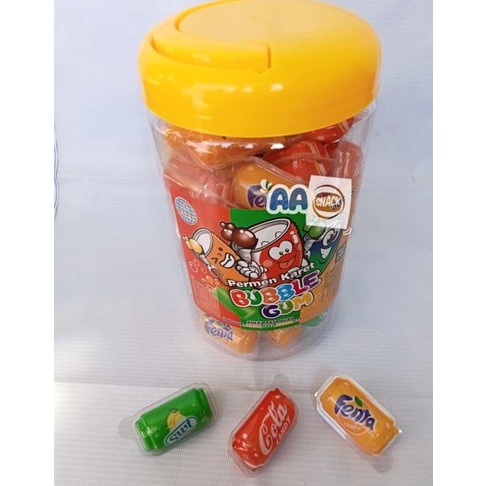 Jual PERMEN KARET BUBBLE GUM COLA AAA ISI 50 X 8 GR | Shopee Indonesia