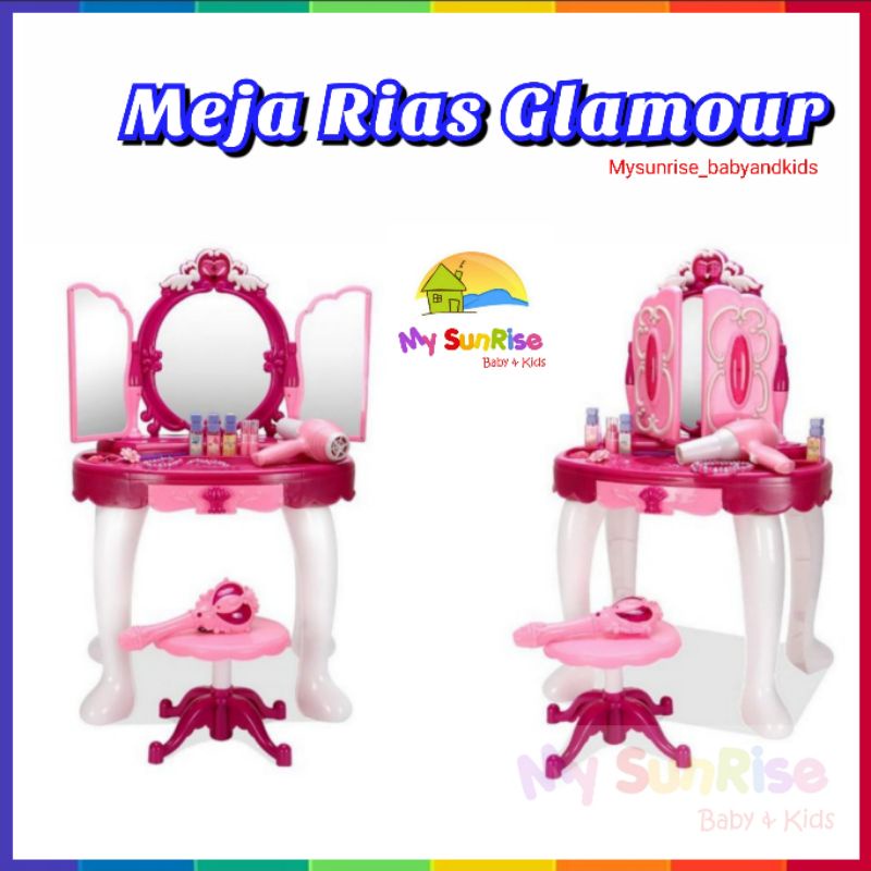 Jual KEREN !! Mainan Meja Rias Glamour Mirror Remote Control / Meja ...