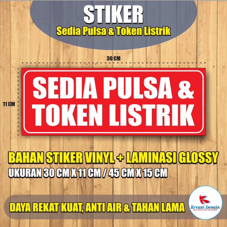 Jual Stiker sedia pulsa dan token listrik | Shopee Indonesia