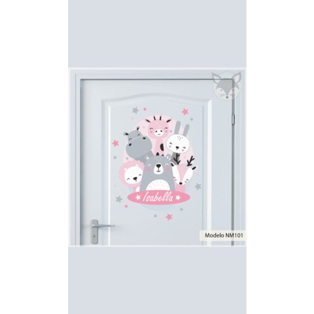 Jual door sticker / stiker pintu / stiker kaca bisa request nama ...