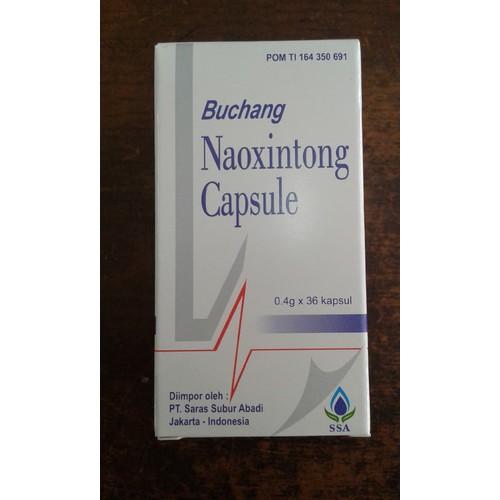 Jual obat kesehatan jantung dan otak ( buchang naoxintong capsule botol ...