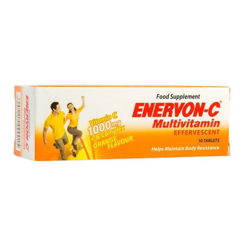 Jual enervon C effervescent eff botol multivitamin10's | Shopee Indonesia