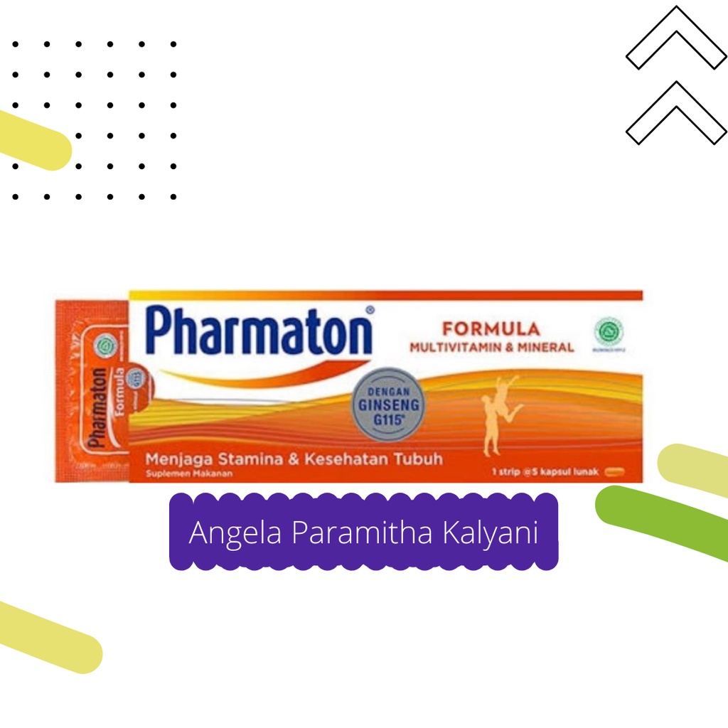 Jual Pharmaton Formula Vit 1 strip isi 5 kapsul 5s 5 capsule ...
