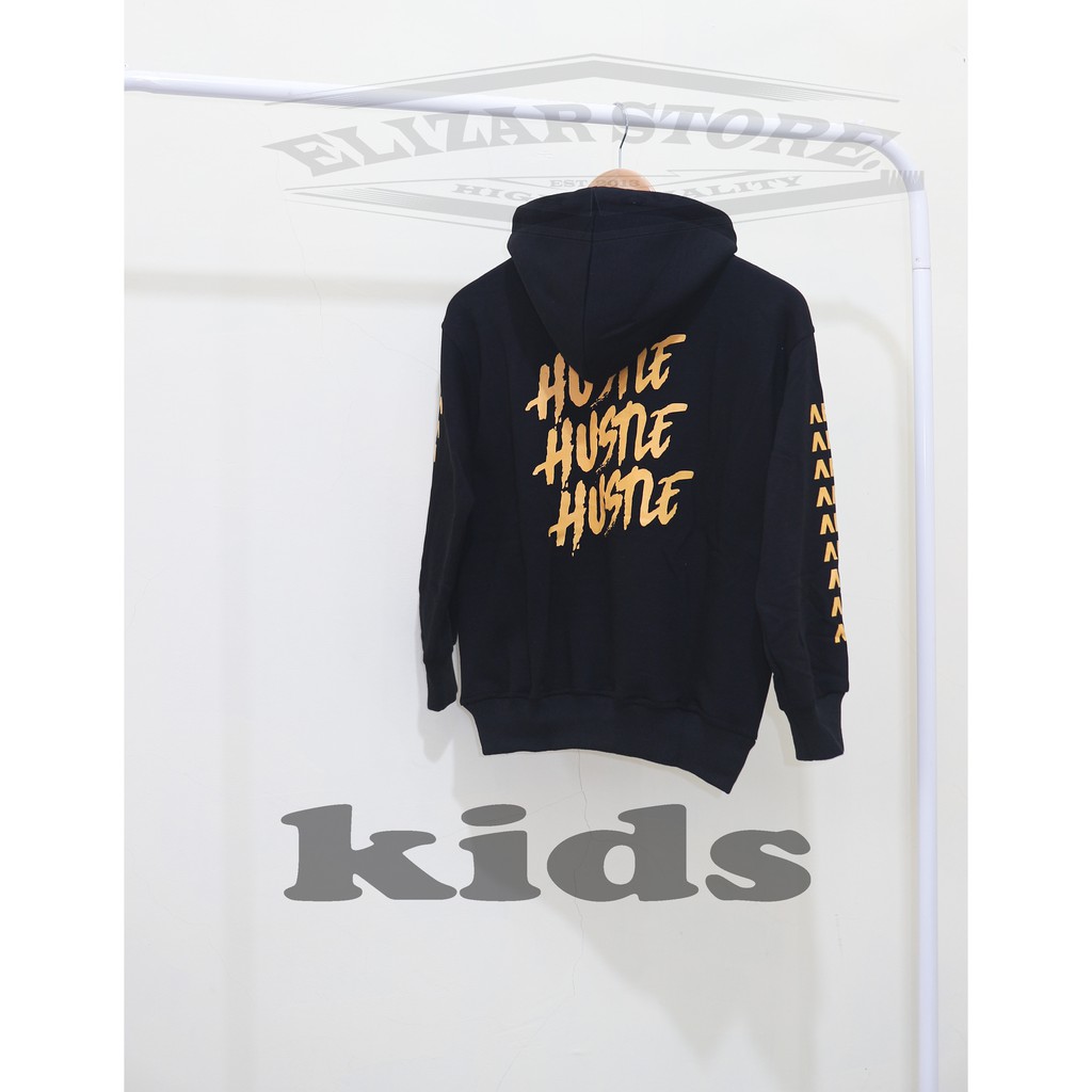 Jaket hoodie ahha anak premium hustle | Shopee Indonesia