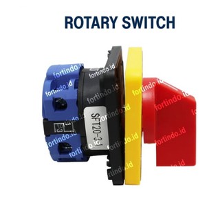 Jual Rotary Switch SFT20-3-1 SA16 A-O-M 1P MERK FORT Selector Saklar ...
