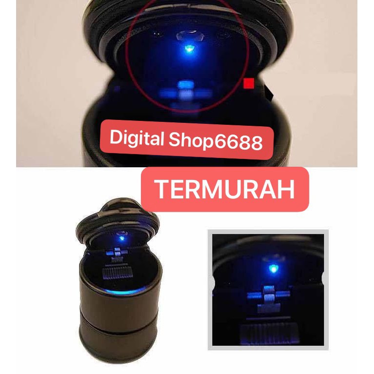 Jual ASBAK MOBIL LED / CAR ASHTRAY / ASBAK ROKOK PORTABLE SERBAGUNA ...