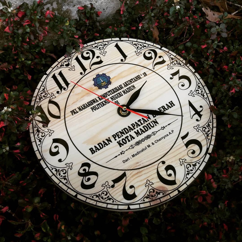 Jual Jam Dinding Kayu Custom | Shopee Indonesia