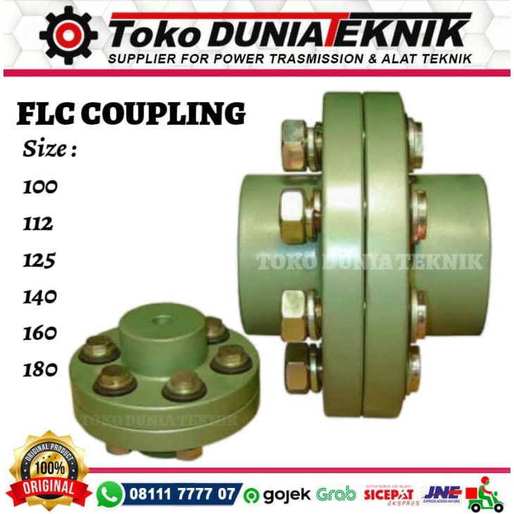 Jual FCL 250 MAX BORE 71 MM FLEXIBLE COUPLING TERMURAH DAN ORIGINAL ...