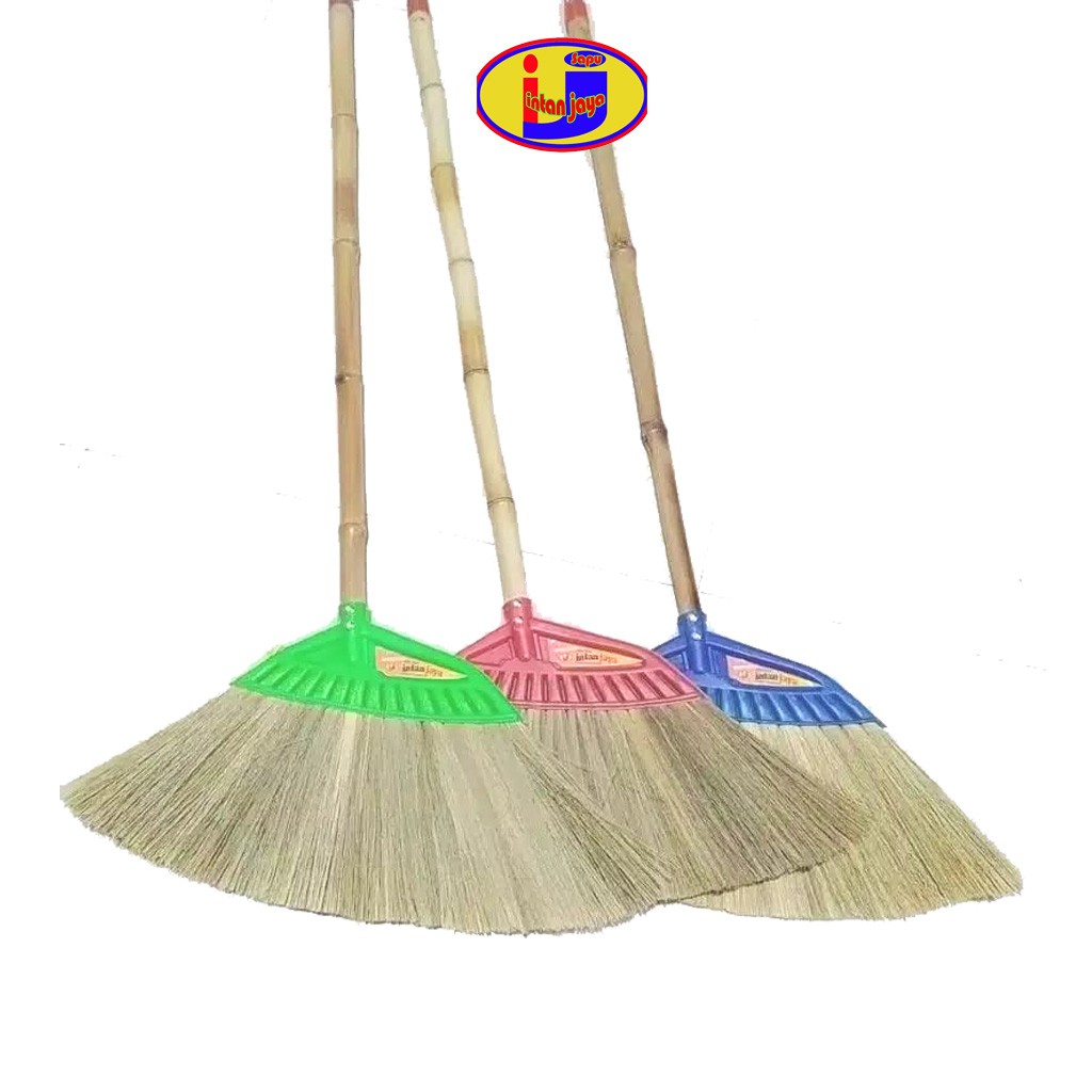 Jual Sapu Intanjaya Gagang Bambu Super Tebal | Shopee Indonesia