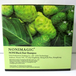 Jual Per 2 Sachet Nonimagic Noni Black Hair Shampoo - Shampoo Noni ...