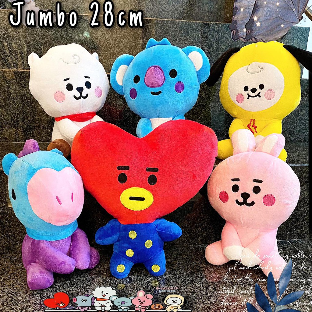 Jual BONEKA JUMBO BTS BT21 ORIGINAL PREMIUM Size XL 28CM Indonesia ...