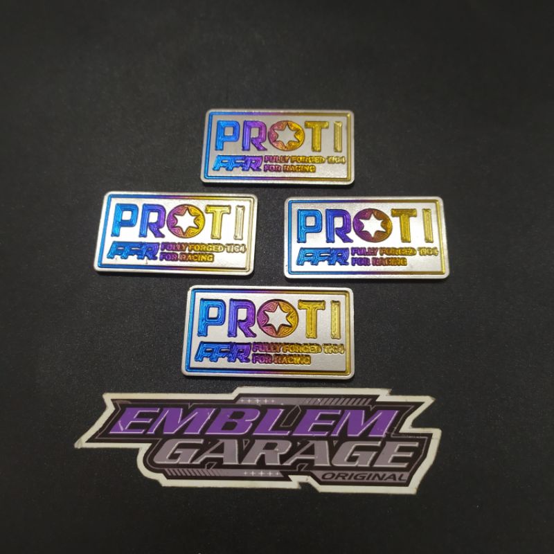 Jual Emblem PROTI Sensor Titanium Vietnam Original | Shopee Indonesia
