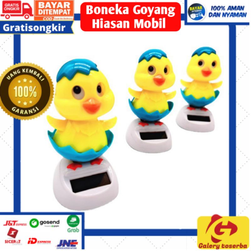 Jual BUNGA GOYANG FLIP FLAP SOLAR TENAGA MATAHARI HIASAN DASHBOARD ...