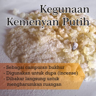 Jual Kemenyan Menyan Putih Damar Mustaki 35 gram | Shopee Indonesia