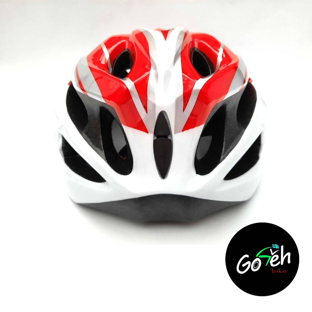 Jual Helm Sepeda GENIO G17 RED | Shopee Indonesia