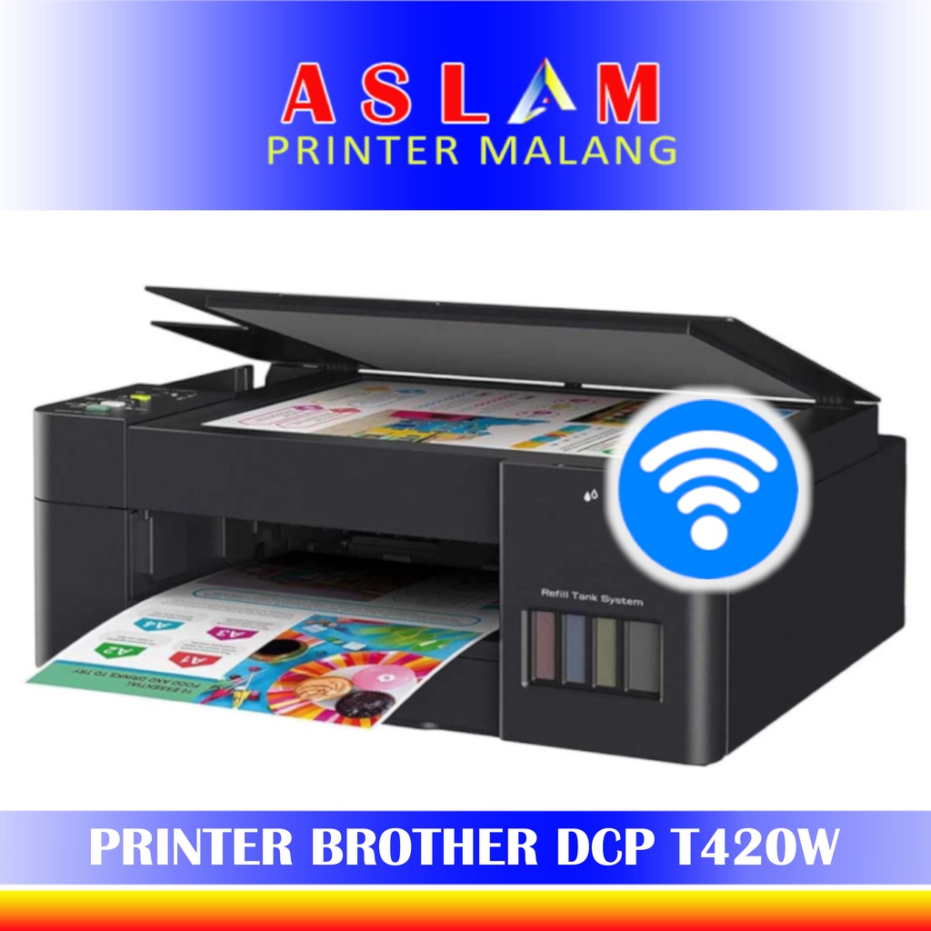 Jual Printer Brother T420W / T420 / DCP T420W Garansi Resmi T420 All in ...