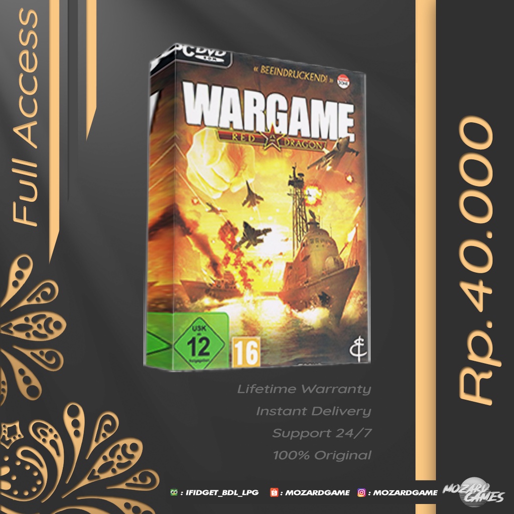 Jual Wargame: Red Dragon - Original PC Game | Shopee Indonesia