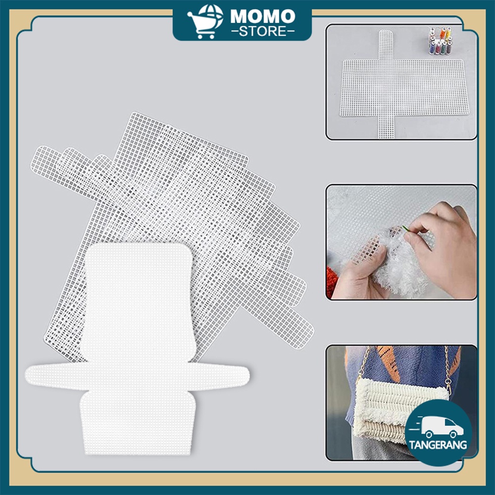 Jual Plastik Kanvas Tas DIY / Plastic Canvas Clutch Purse / Kanvas ...