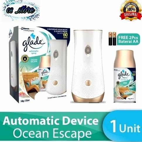 Jual Glade Matic Spray Alat Pengharum Ruangan Elektrik + Free Ref Ocean ...