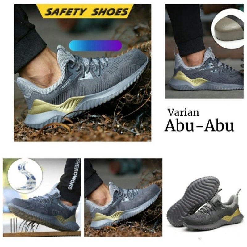 Jual Sepatu Safety Super Ringan sport running ujung besi | Shopee Indonesia