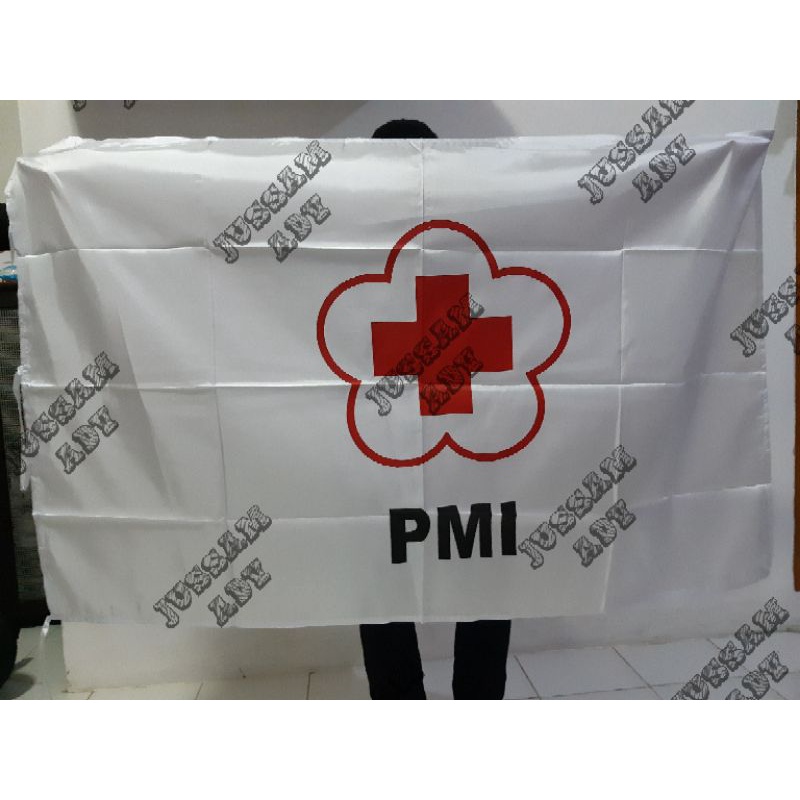 Jual BENDERA PMI "PALANG MERAH INDONESIA" 90 X 135 cm Indonesia|Shopee ...