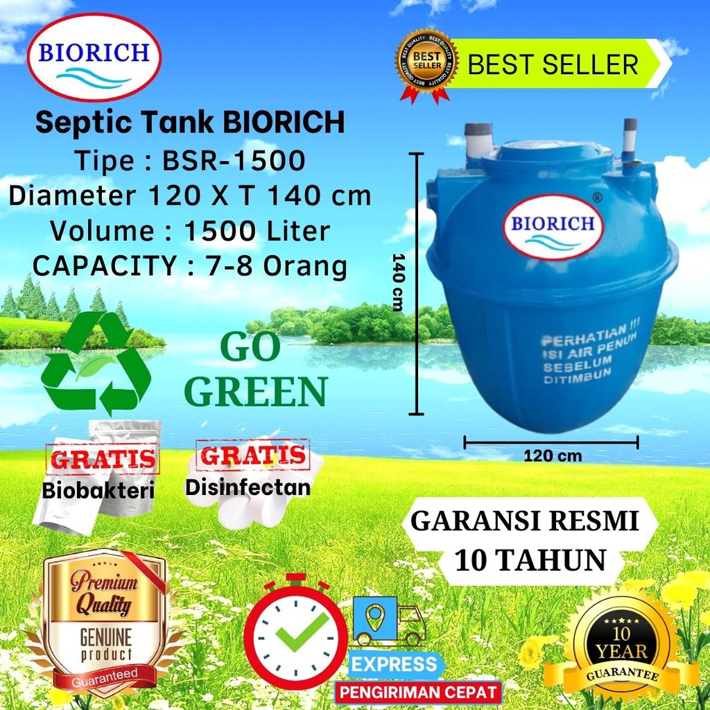 Jual Septic Tank Bio, SepticTank BIORICH, BioFil Tank, BioTech Septic ...