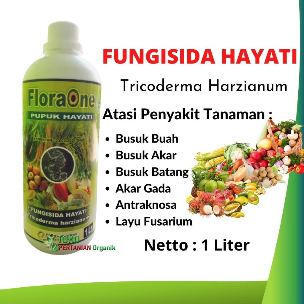 Jual Obat Layu Fusarium, PUPUK HAYATI Fungisida Tricoderma Harzianum Cair Busuk Buah, Busuk Akar ...