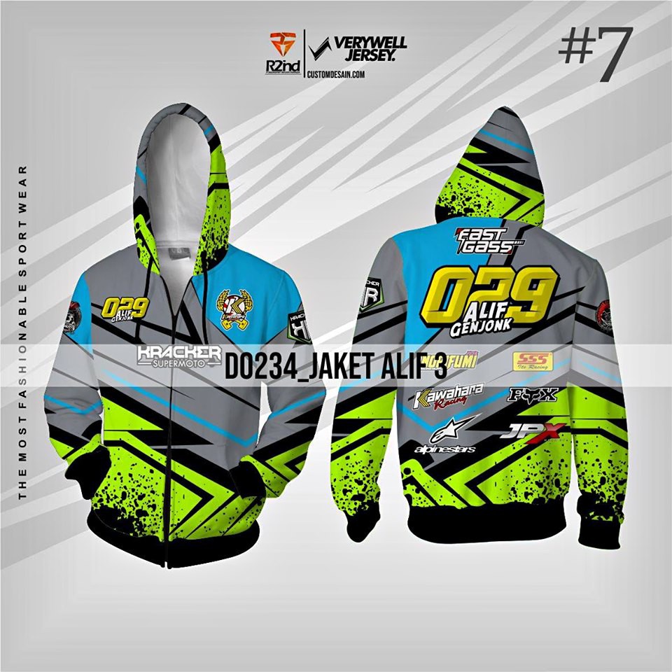 Jual Jaket Racing Motor Hoodie Racing Sweater Racing Pria wanita Bahan ...